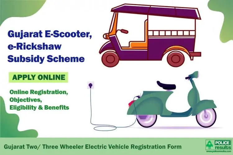 Gujarat Two-Wheeler Scheme: E-Scooter, Rickshaw Subsidy Online ...