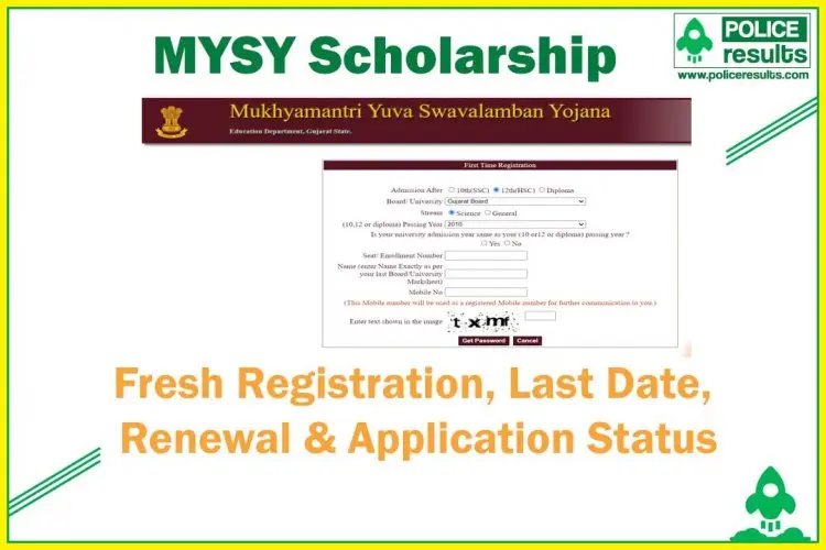 Fresh Registration, Renewal, and Application Status for MYSY ...